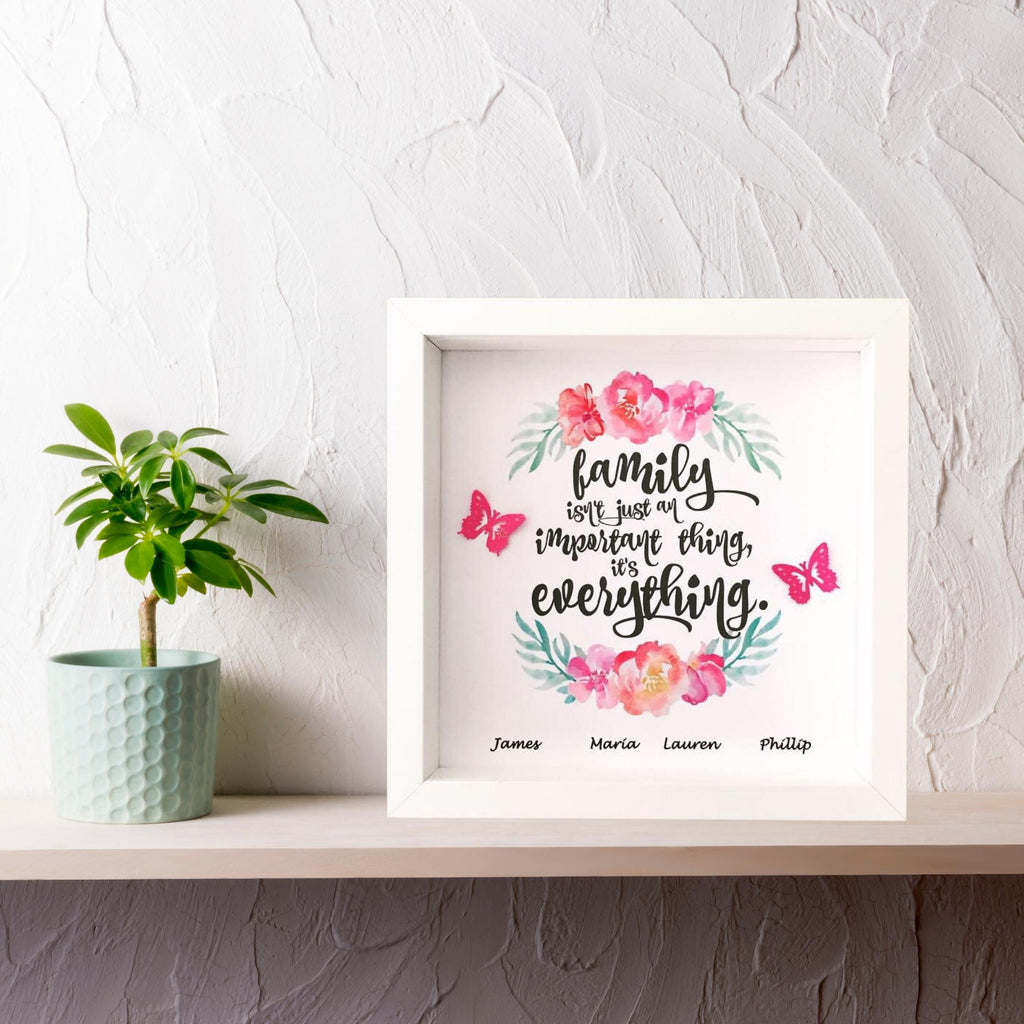 Family Is Everything Frame – Belles & Whistles